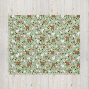 Goat Throw Blanket - Etsy