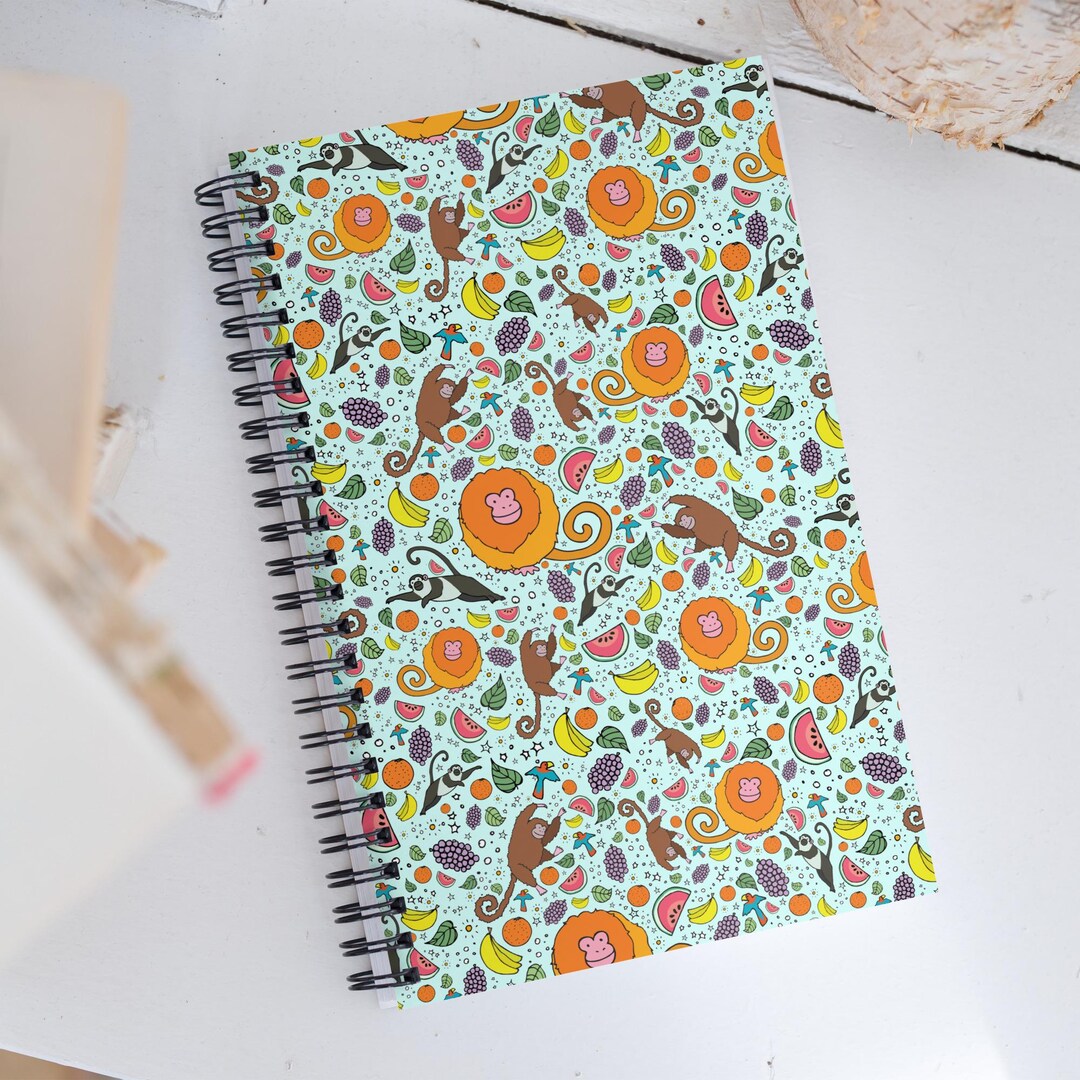 Monkey Notebook - Etsy