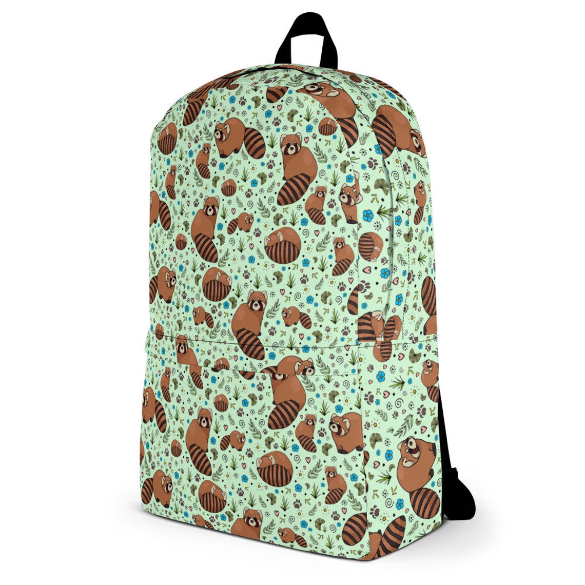 Cute Red Panda Backpack Red Pandas Backpack Red Panda Rucksack | Etsy