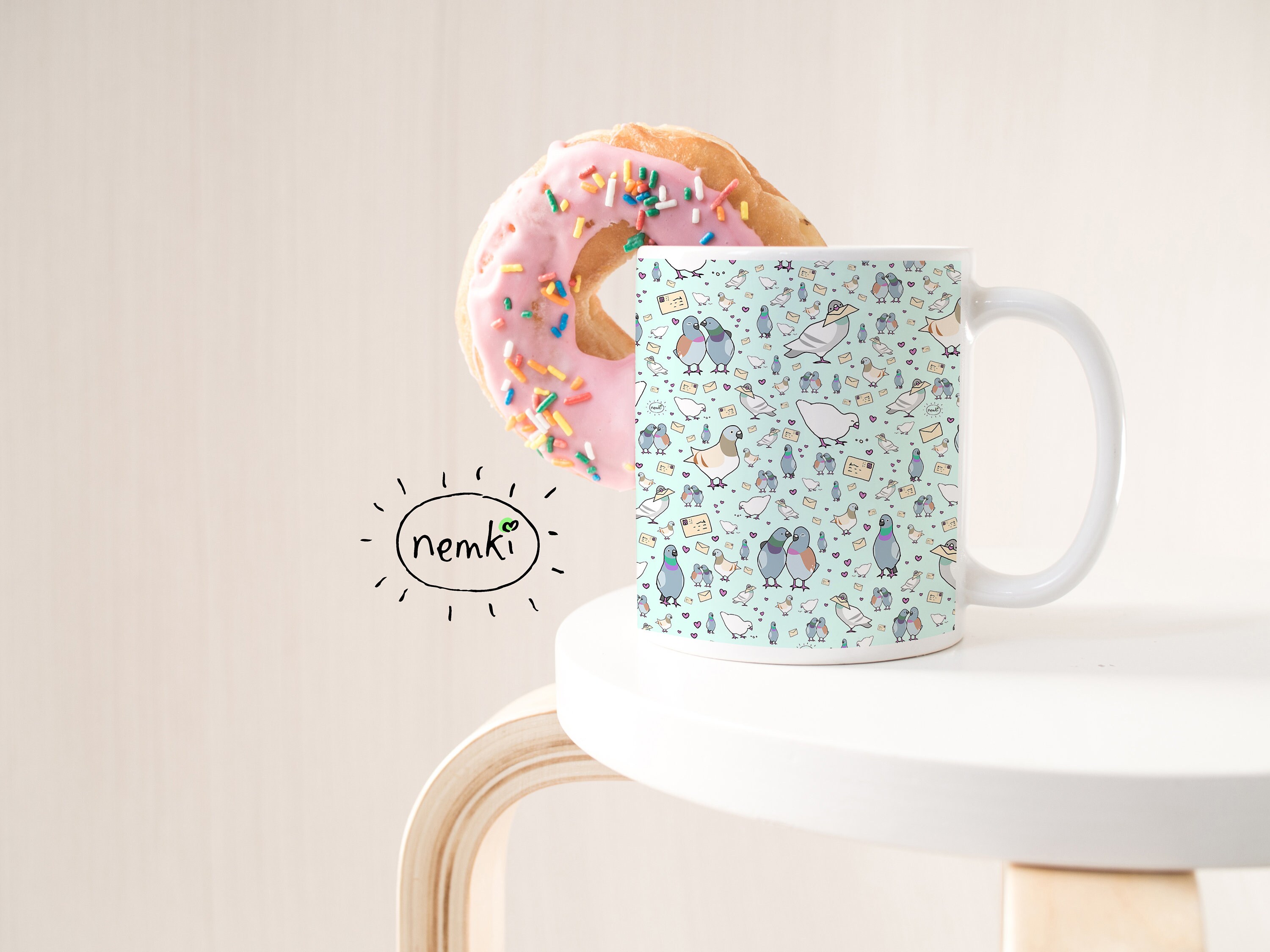 Messenger Pigeon Mug | Etsy