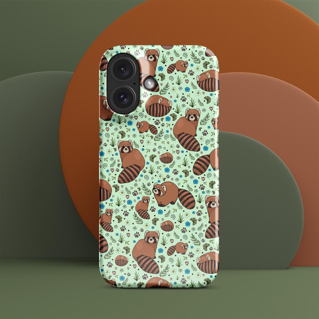 Red Panda iPhone Case - Etsy UK