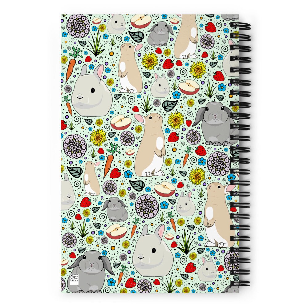 Rabbit Notebook Rabbit Journal Bunny Notebook Cute Rabbit - Etsy UK