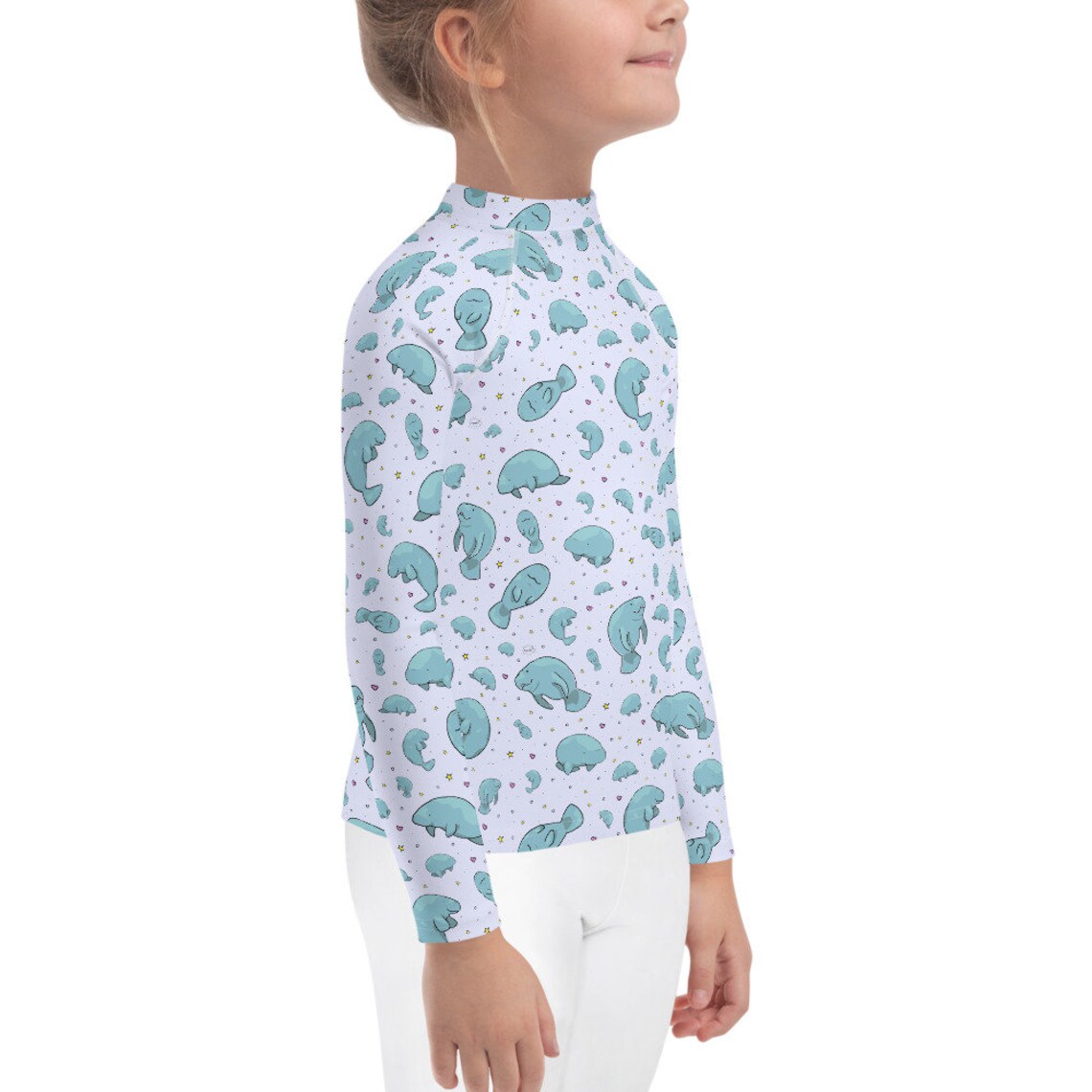 Manatee Kids Rash Guard - Etsy