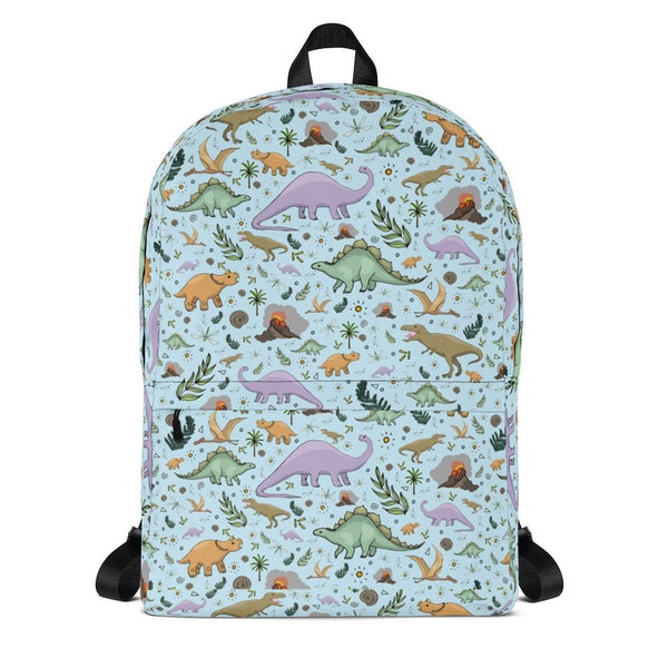 Cute Dinosaur Backpack - Etsy