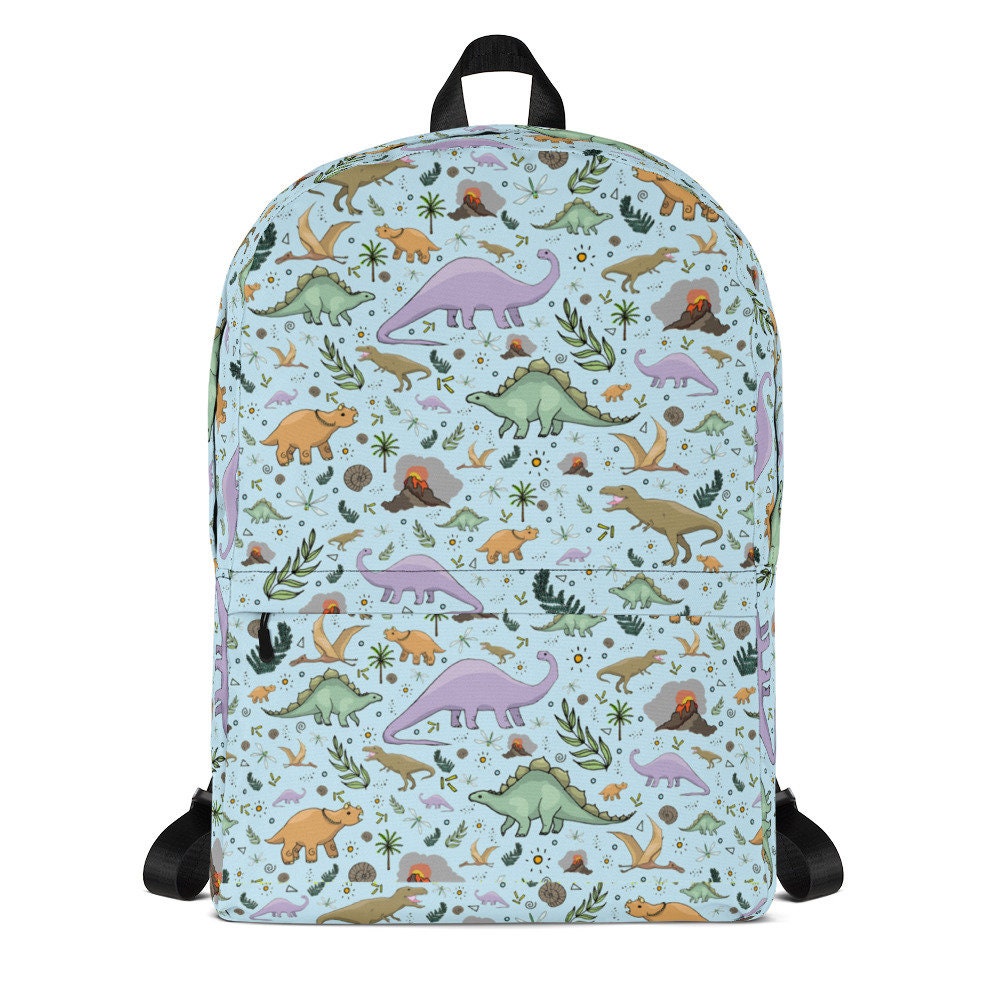 Dinosaur Backpack Dinosaurs Rucksack Cute Dinosaur Bag - Etsy UK