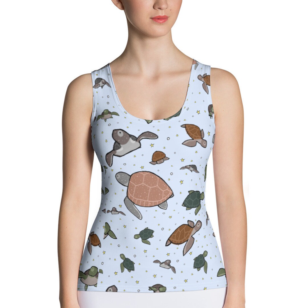 Sea Turtle Tank Top - Etsy