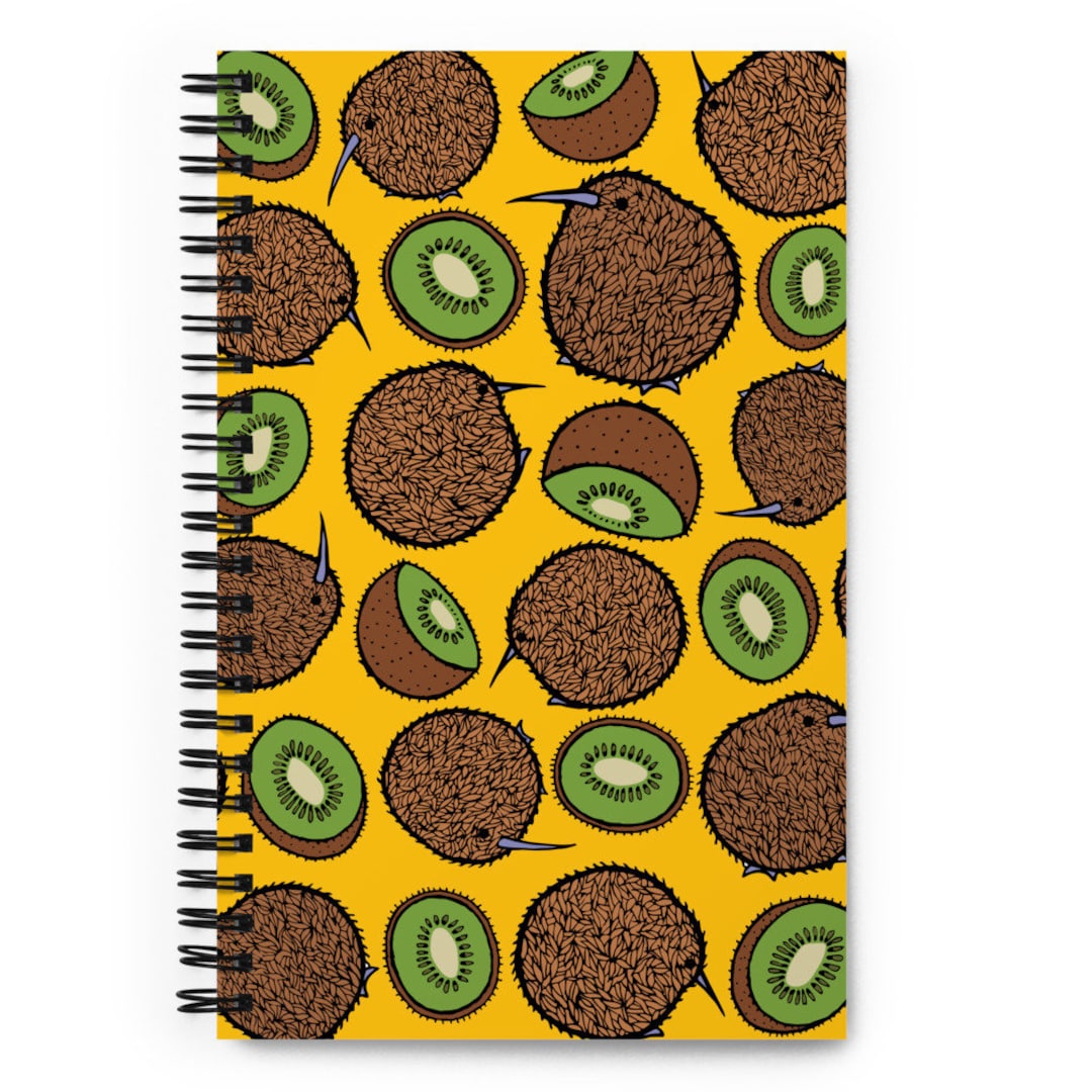 Kiwi Notebook Kiwi Journal Kiwi Stationery Cute Kiwis Kiwi - Etsy