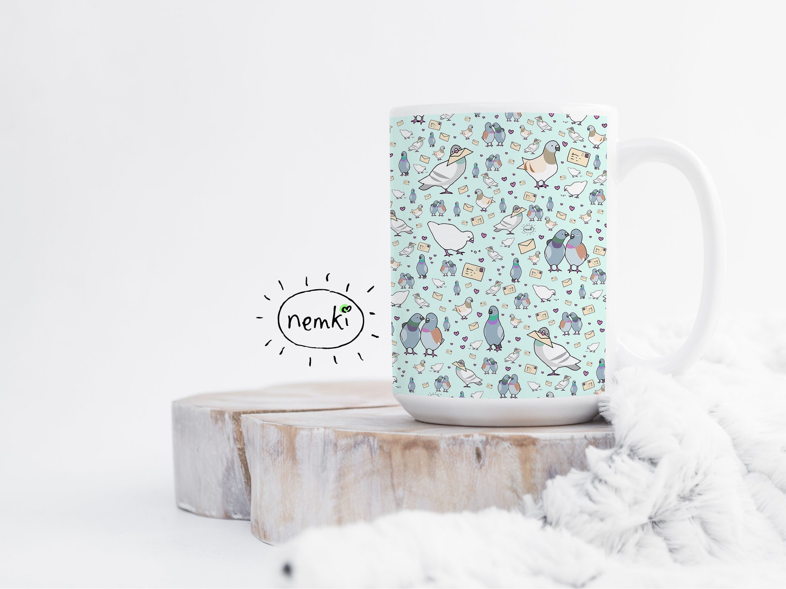 Messenger Pigeon Mug | Etsy