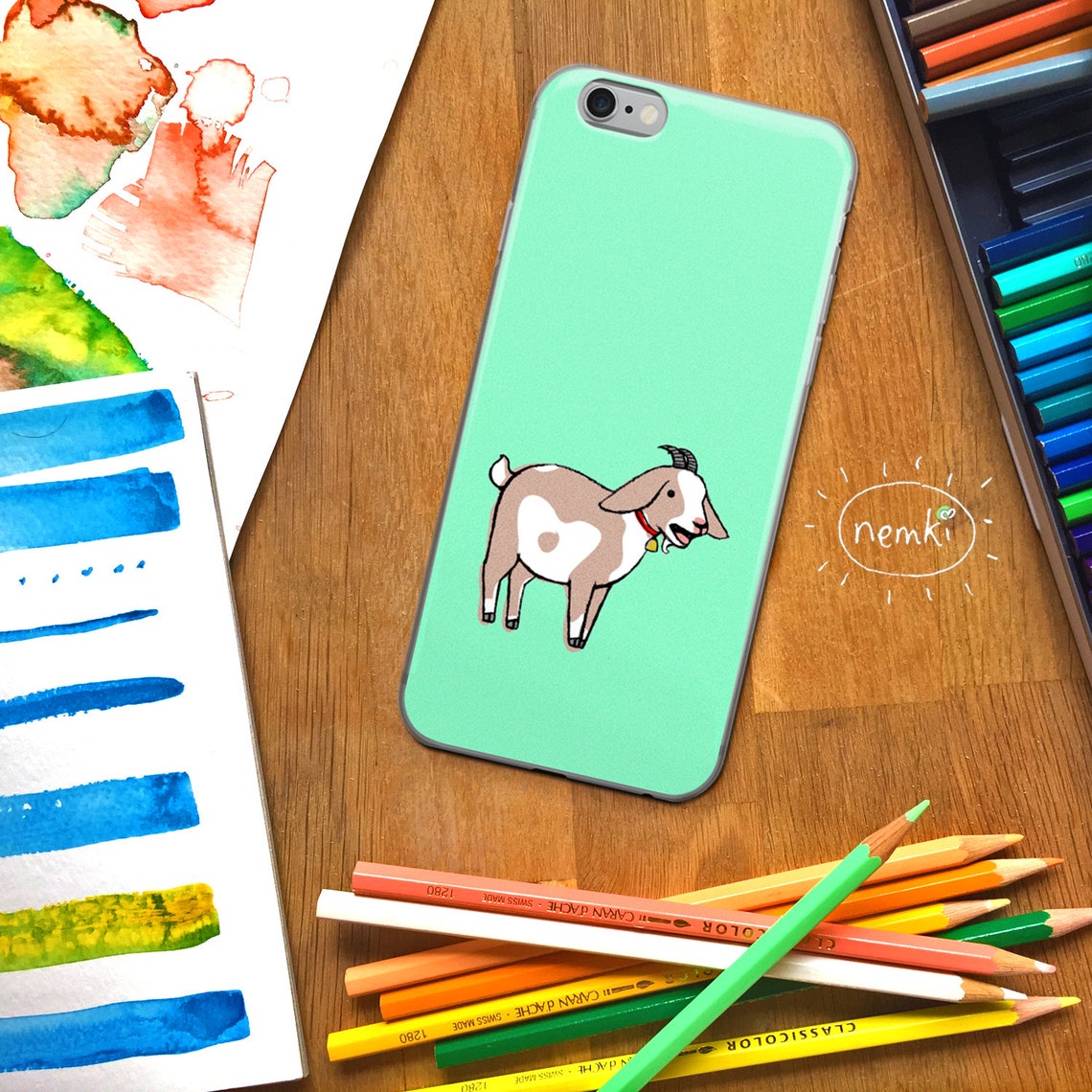 Goat Phone Case for Iphone or Samsung - Etsy