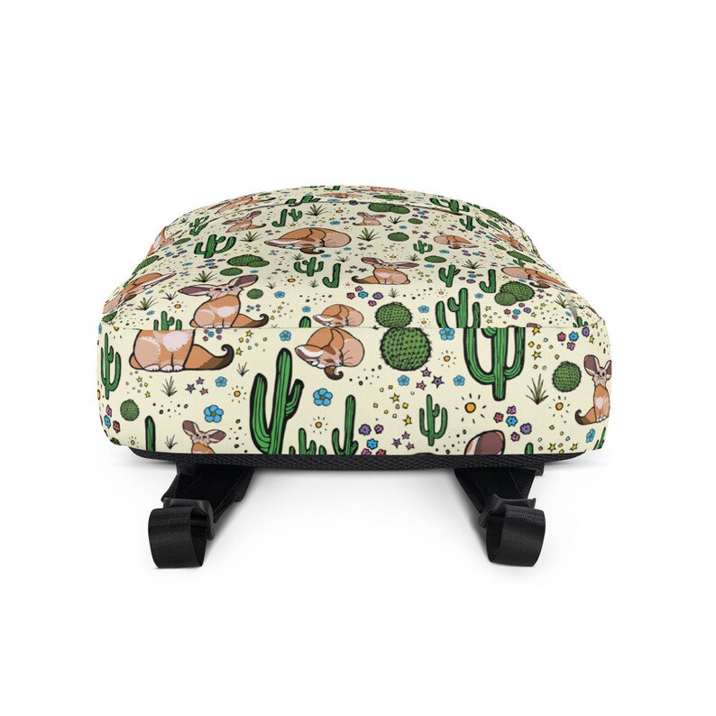 Cute Cactus Backpack Desert Backpack Fennec Fox Backpack Fox - Etsy