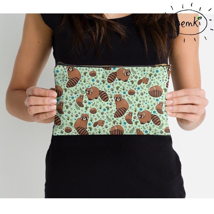 Red Panda Pouch Red Panda Purse Red Panda Case Red Panda Gifts - Etsy UK