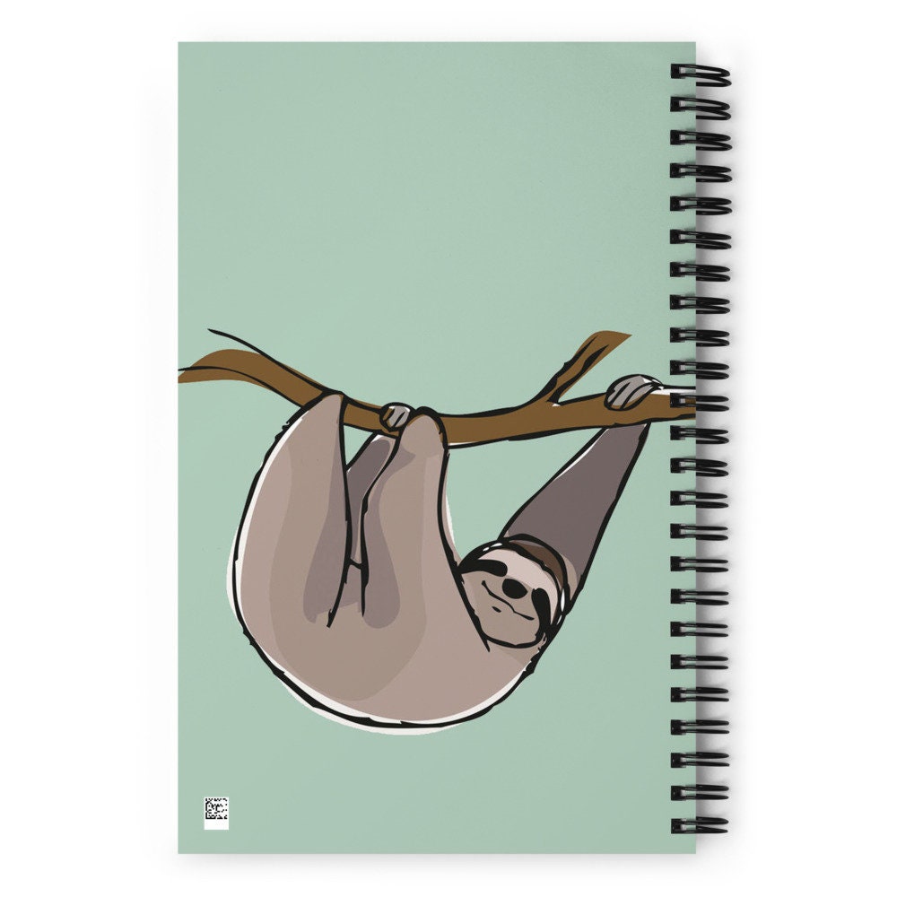 Sloth Notebook Sloth Journal Sloth Notepad Sloth Paper Pad - Etsy UK