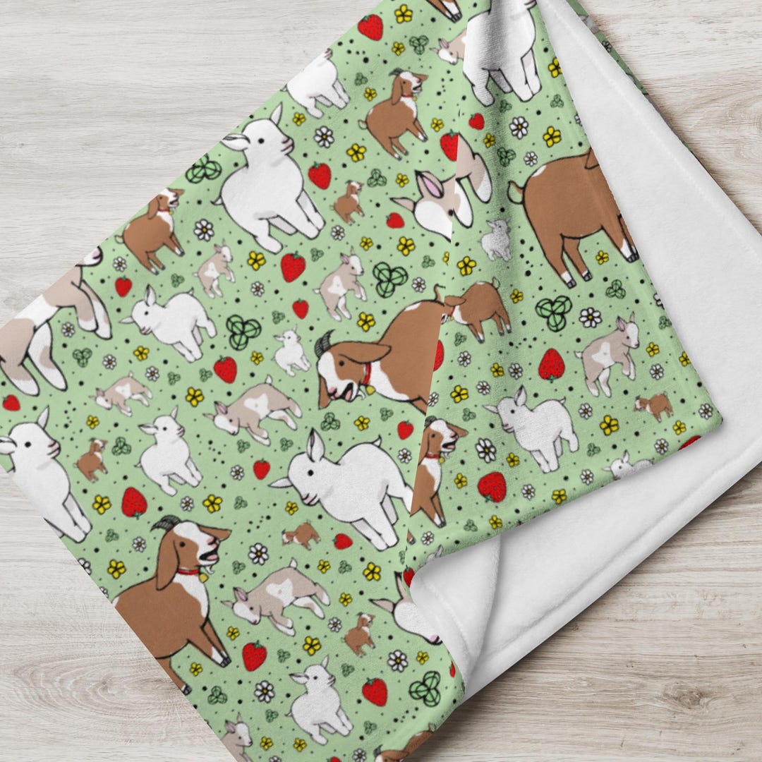 Goat Throw Blanket - Etsy