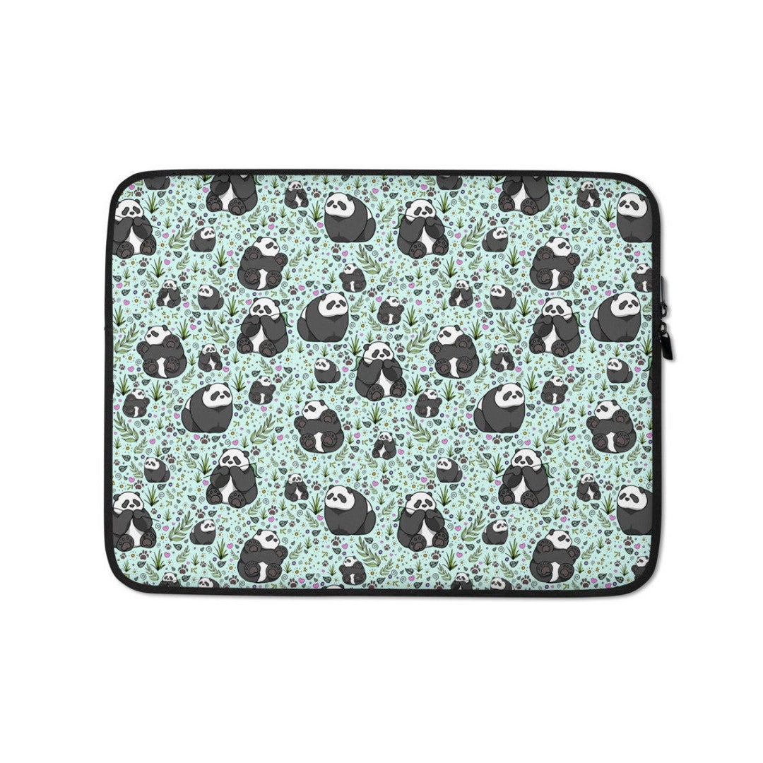 Panda Laptop Sleeve, Panda Laptop Case - Etsy