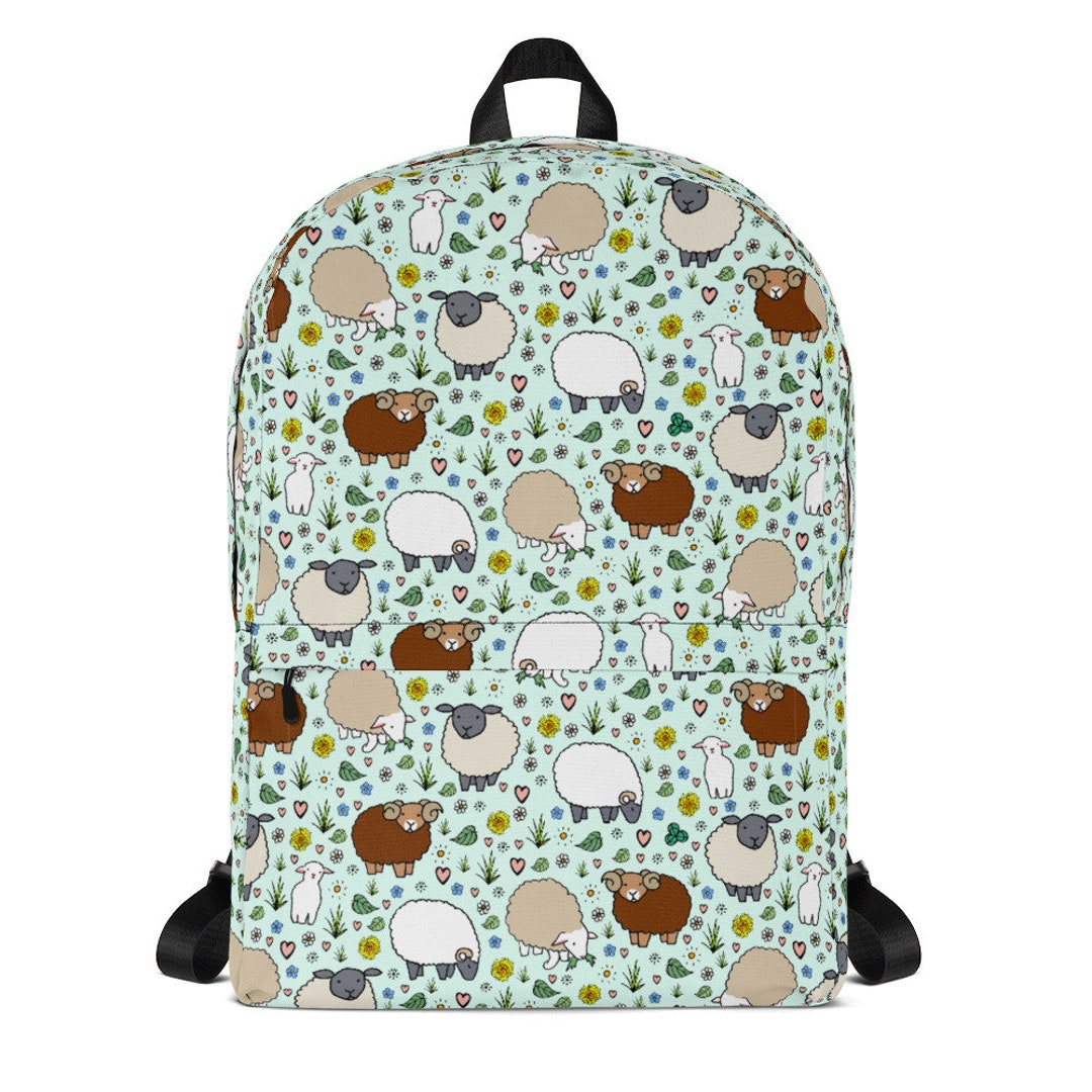 Cute Sheep Backpack - Etsy