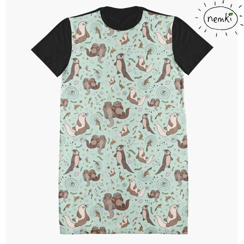 Otter Dress Otter Gifts for Her Sea Otter Clothes for Women | Etsy