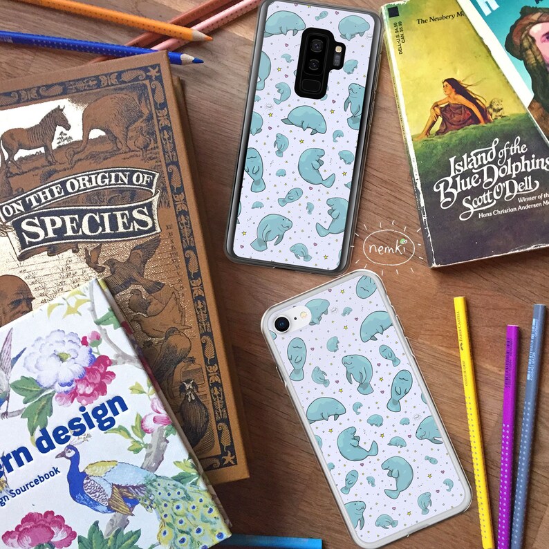 Cute Manatee Phone Case for Iphone or Samsung - Etsy