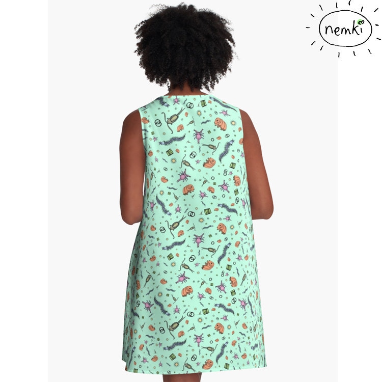 Science Dress Biology Dress Microbiology Dress Science Dress for Women ...