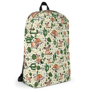 Cute Cactus Backpack Desert Backpack Fennec Fox Backpack Fox - Etsy