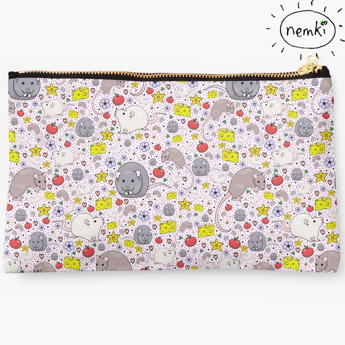 Mouse Zip Pouch Pet Rat Pencil Case Cute Mouse Gifts Fancy - Etsy UK