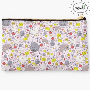 Mouse Zip Pouch Pet Rat Pencil Case Cute Mouse Gifts Fancy Rats Pretty ...