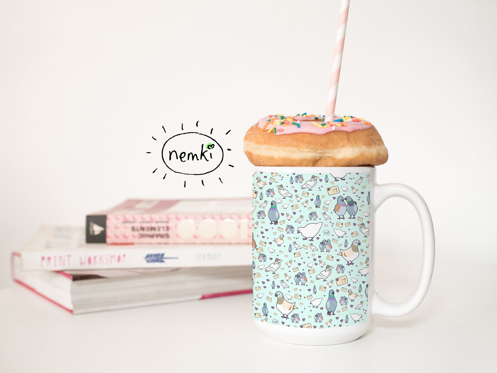 Messenger Pigeon Mug | Etsy