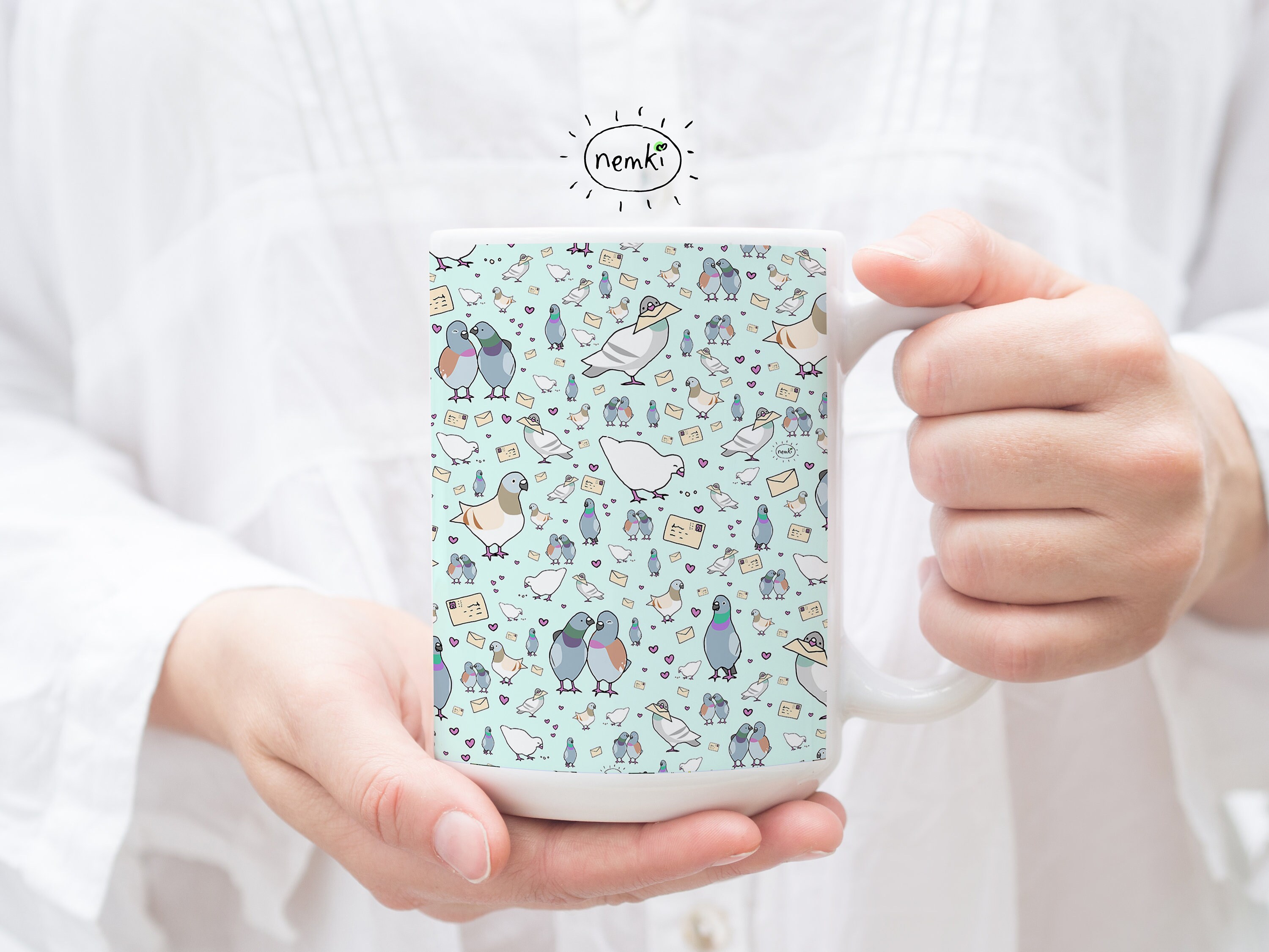 Messenger Pigeon Mug | Etsy