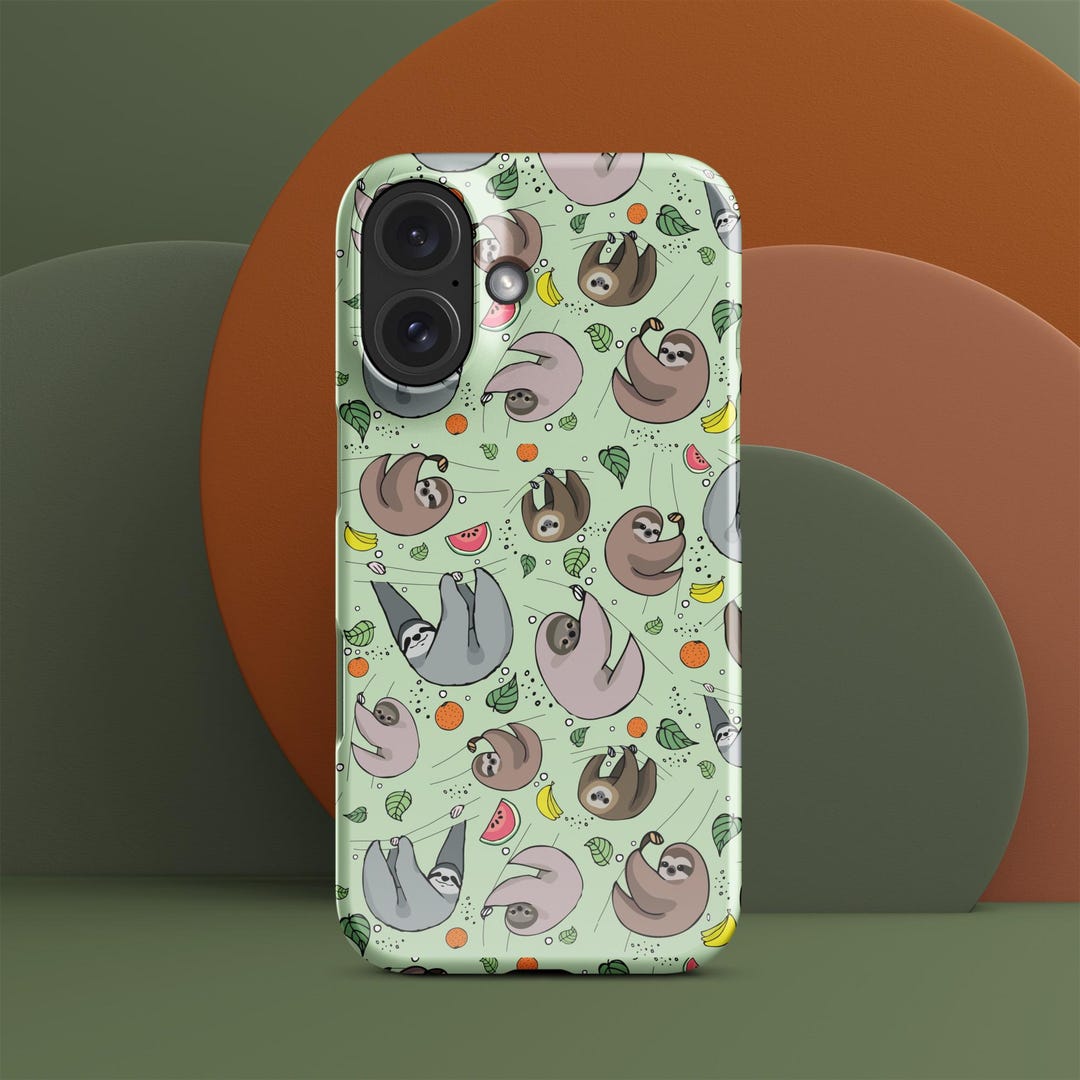Sloth iPhone Case - Etsy UK