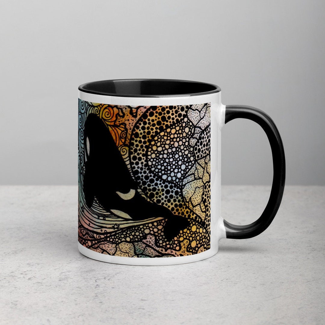 Orca Mug, in 3 Colors, 11oz - Etsy