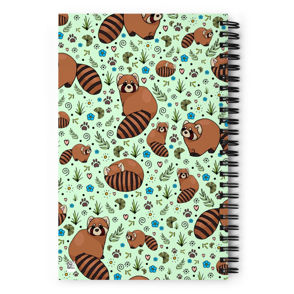 Red Panda Journal Cute Animal Journal Cute Spiral Journal Cute - Etsy UK