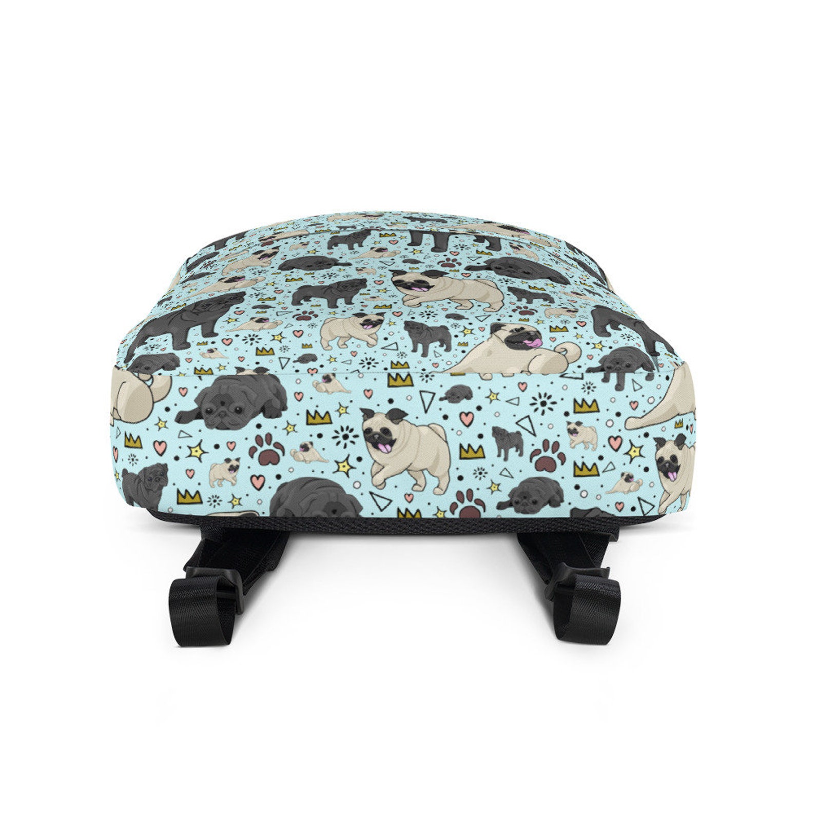 Pug Backpack Cute Pug Backpack Pug Rucksack Pug Bag Pugs - Etsy