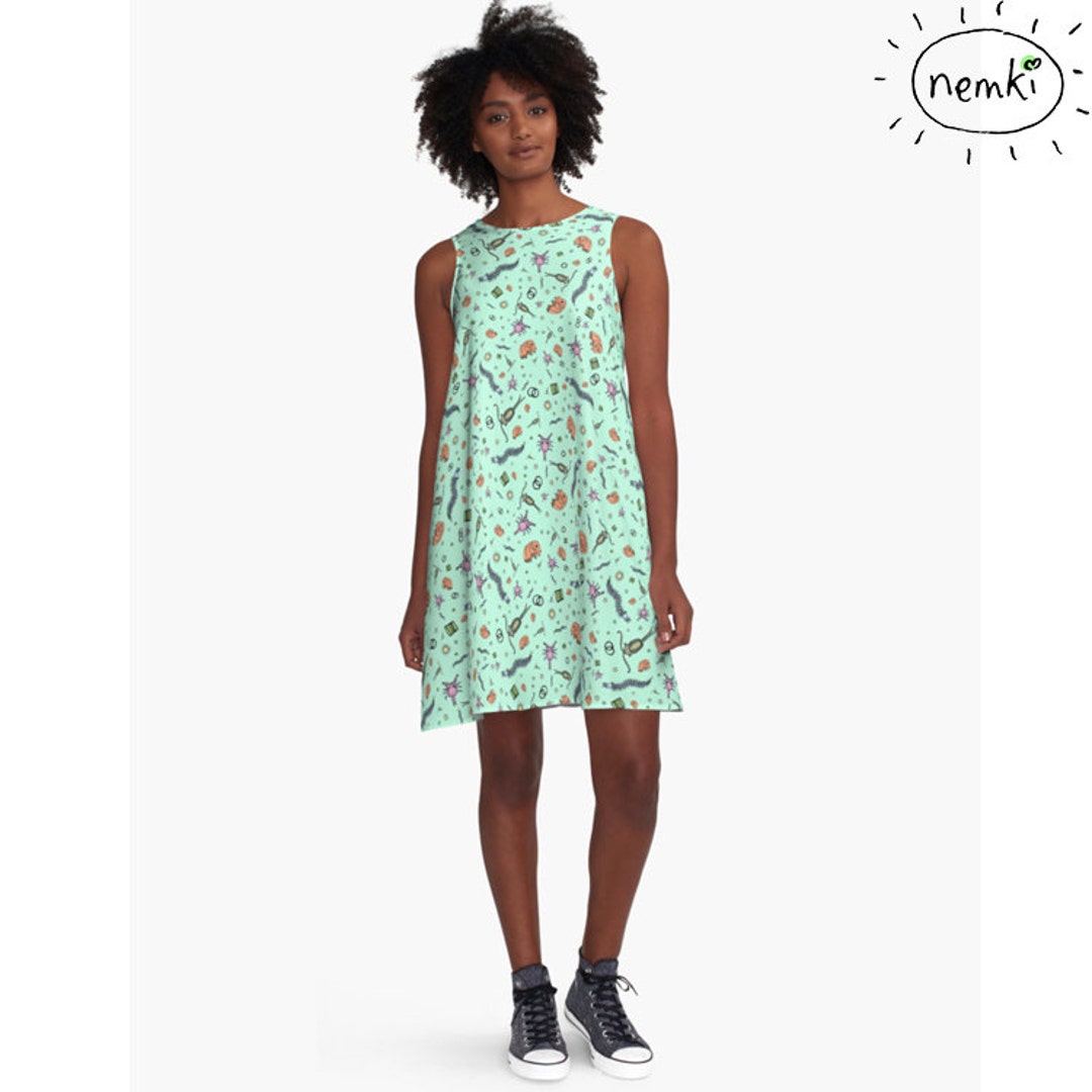 Science Dress Biology Dress Microbiology Dress Science Dress for Women ...