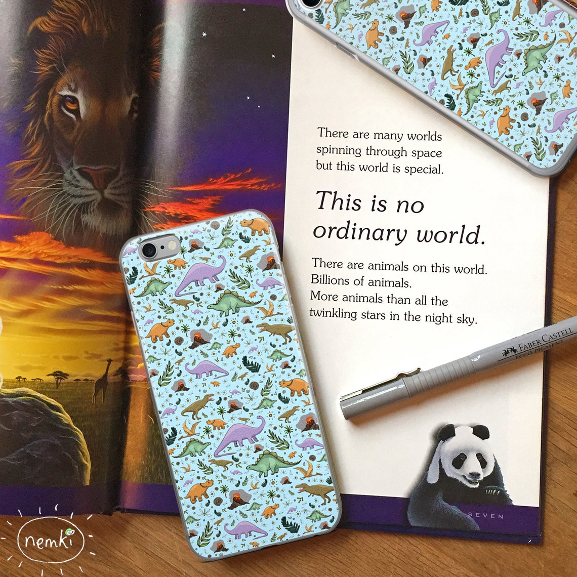 Dinosaur Phone Case Dinosaur Iphone Case Dinosaur Samsung Cute - Etsy