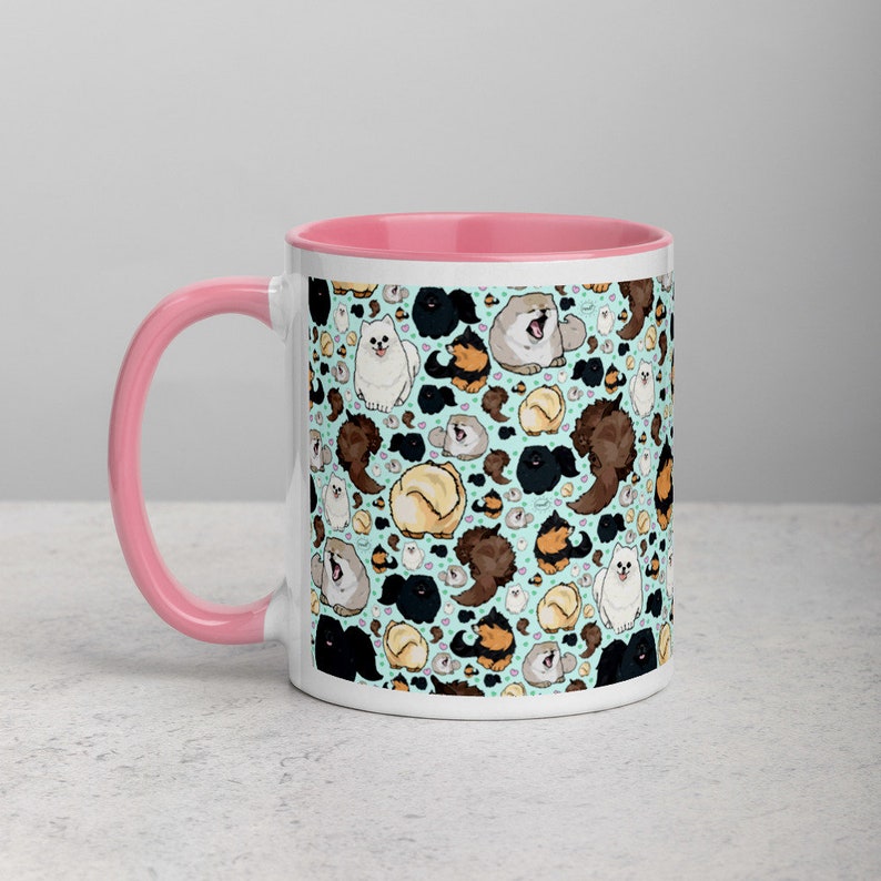 Cute Pomeranian Mug, 3 Colors to Choose From, 11oz - Etsy