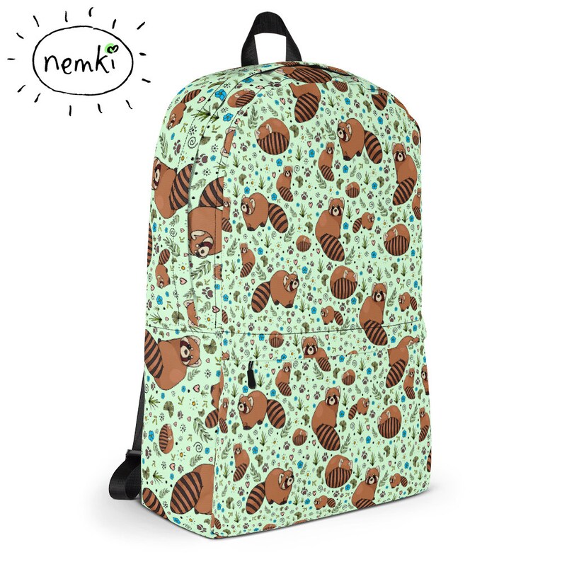 Cute Red Panda Backpack Red Pandas Backpack Red Panda Rucksack | Etsy