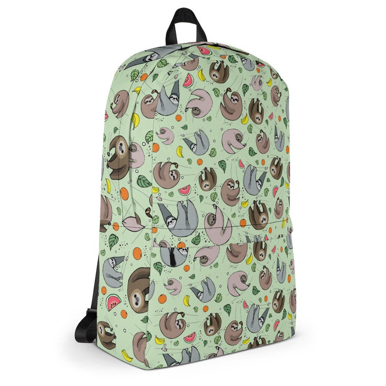 Sloth Backpack Cute Sloth Backpack Sloth Rucksack Sloth Bag | Etsy
