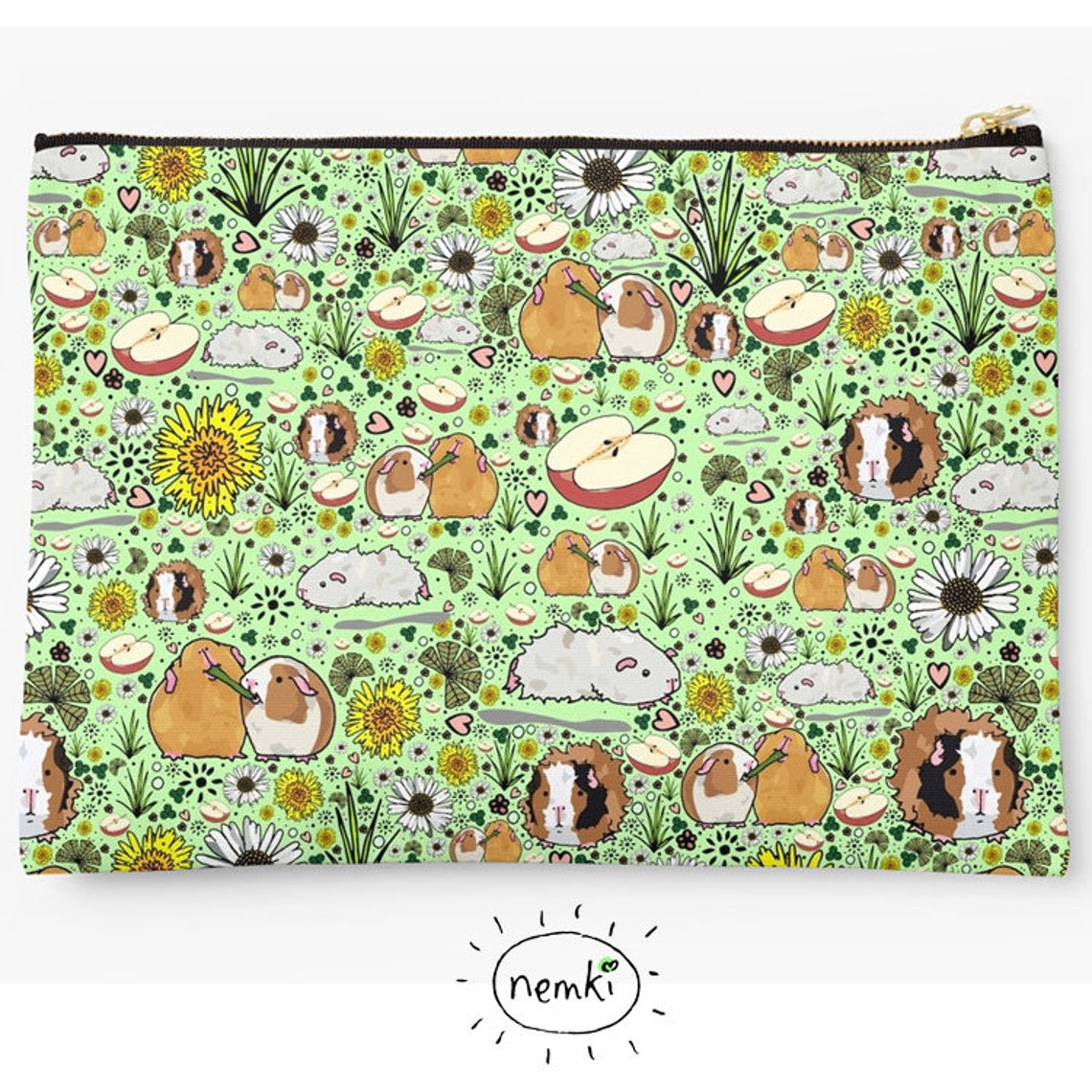 Guinea Pig Zipped Pouch Guinea Pig Makeup Bag Guinea Pig - Etsy Australia