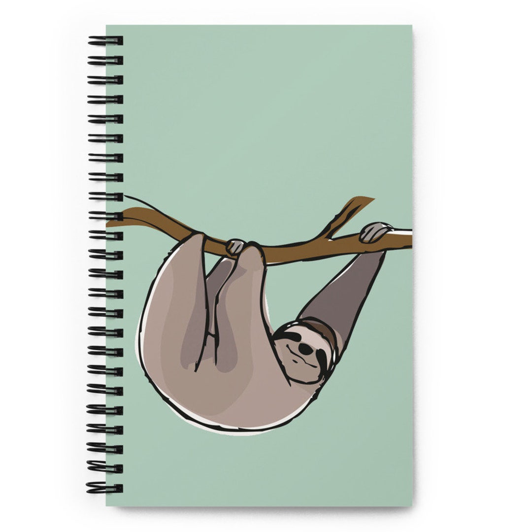 Sloth Notebook Sloth Journal Sloth Notepad Sloth Paper Pad Sloth Book ...