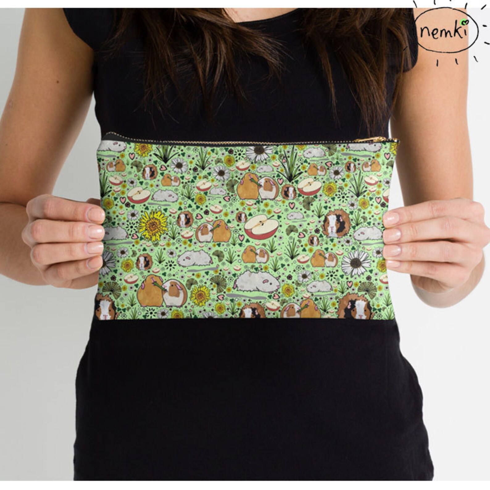 Guinea Pig Zipped Pouch Guinea Pig Makeup Bag Guinea Pig - Etsy Australia