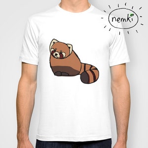 Red Panda Tshirt Red Panda Top Red Panda Mens Top Red Panda Womens Top ...