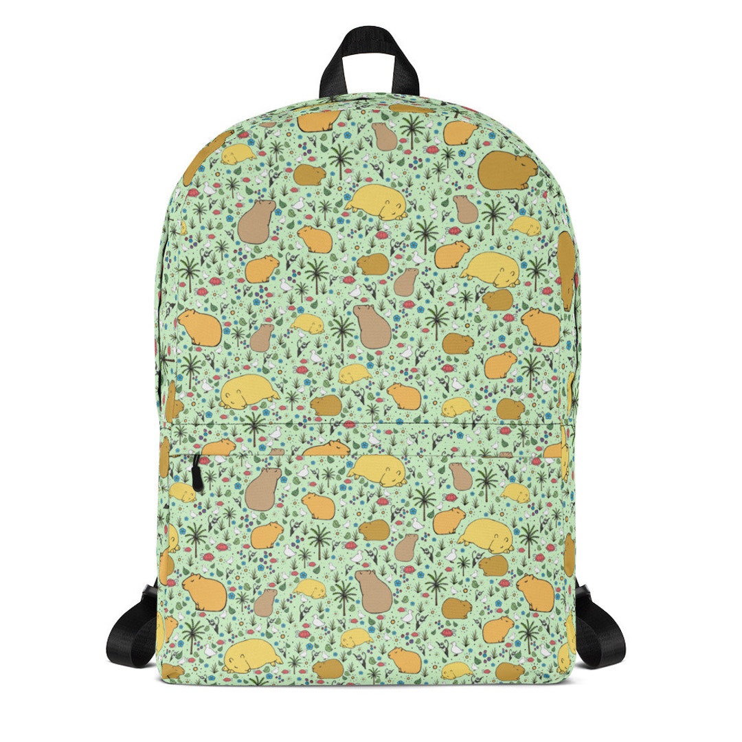 Cute Capybara Backpack Capybaras Backpack Capybara Rucksack Capybara ...