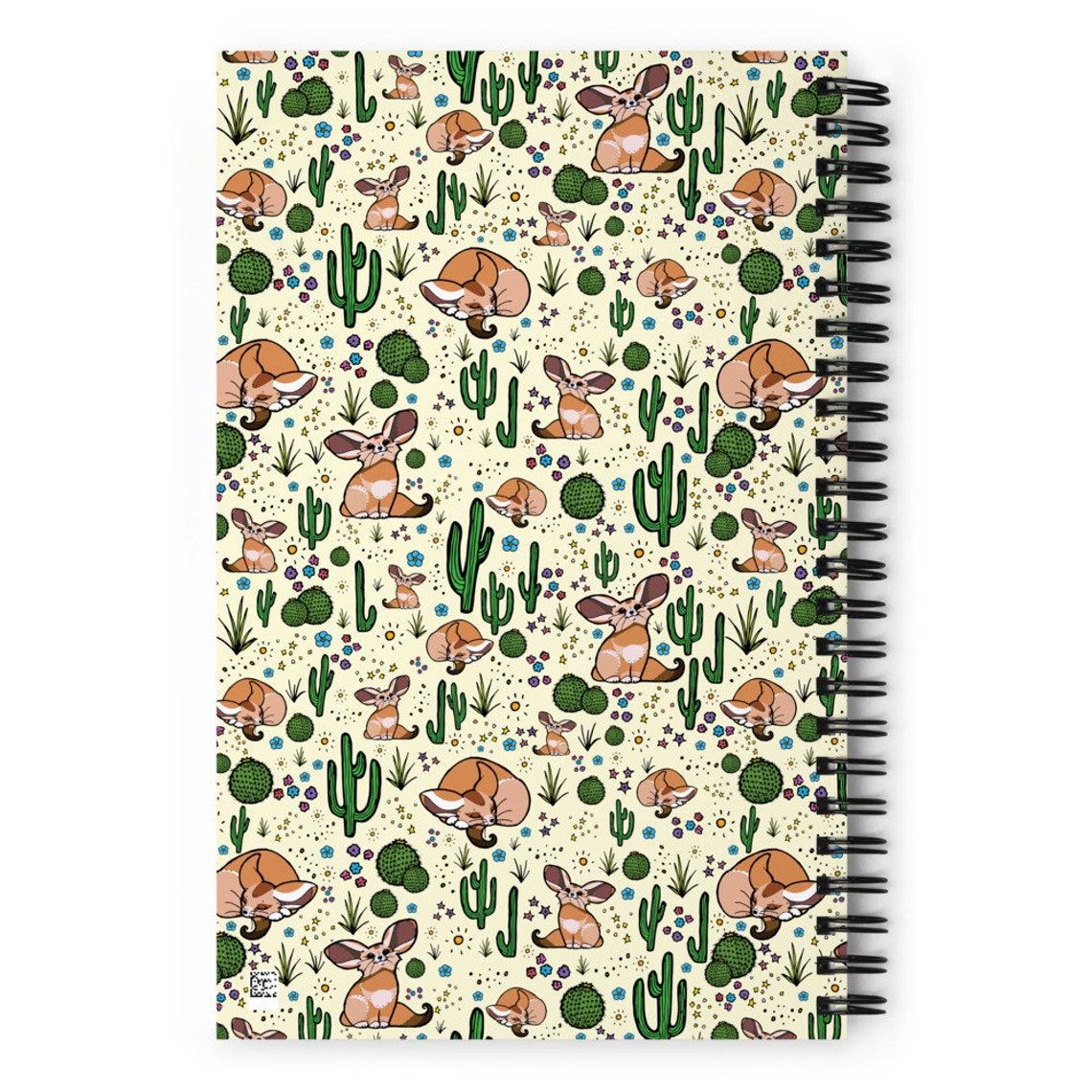 Fennec Fox Journal Cactus Journal Desert Journal Cactus | Etsy