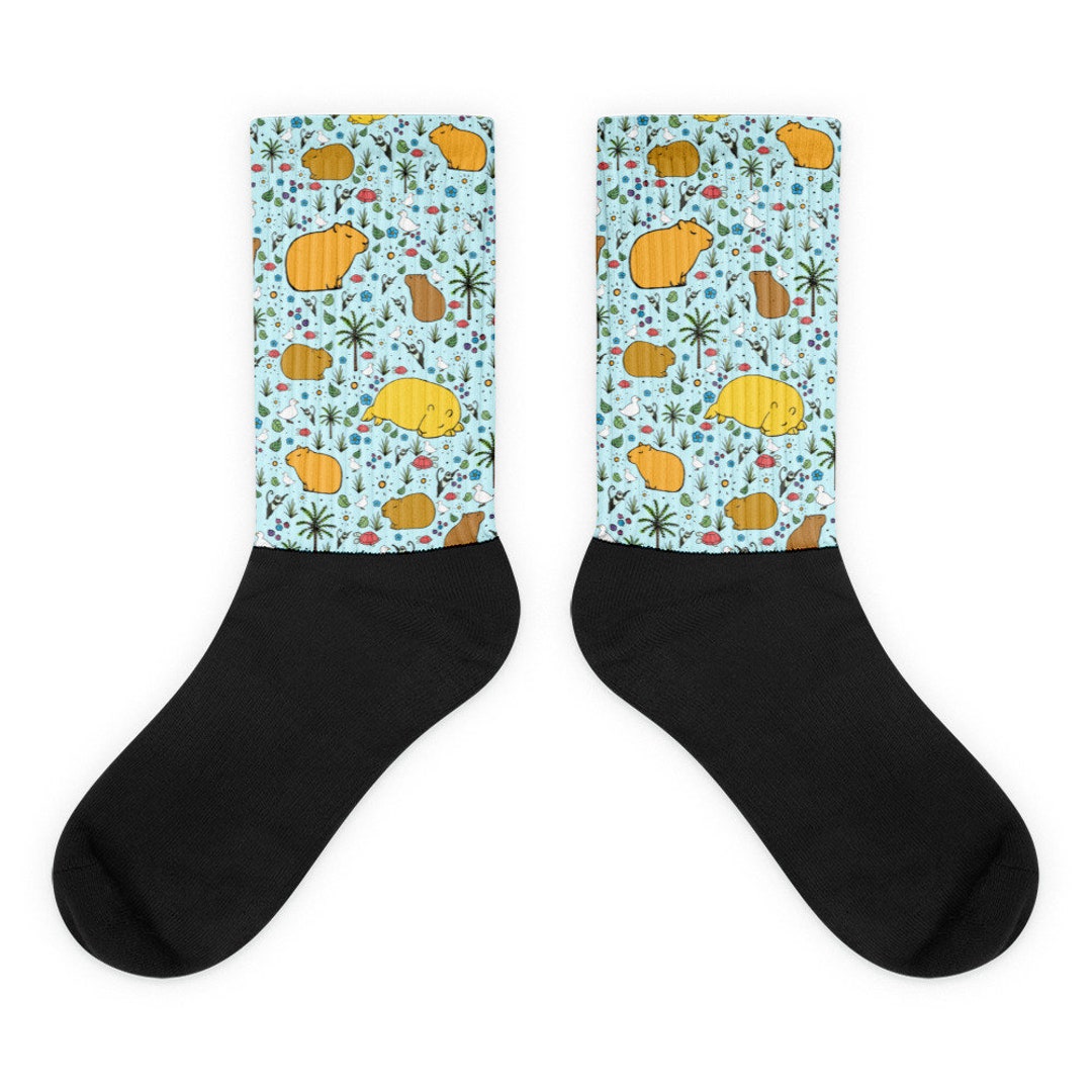 Capybara Socks Capybaras Unisex Mens Socks Capybara Womens Socks Cute ...