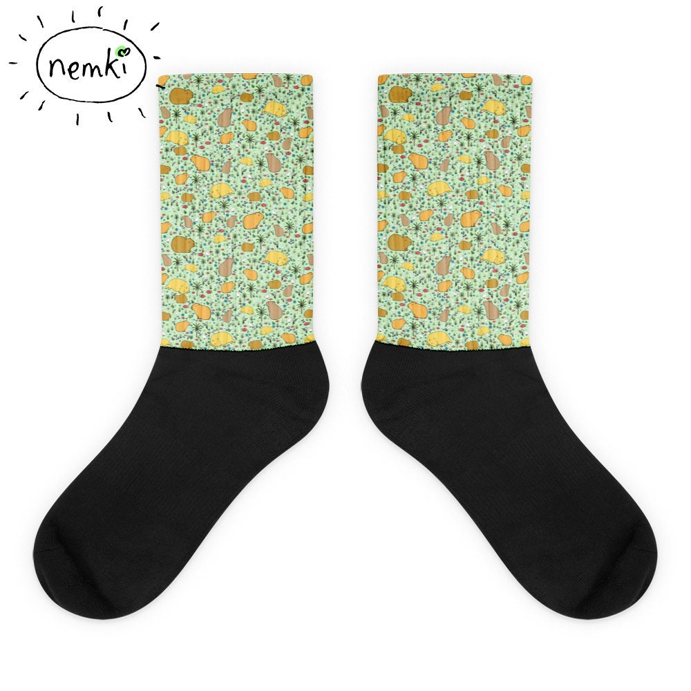 Capybara Socks Capybaras Unisex Mens Socks Capybara Womens | Etsy