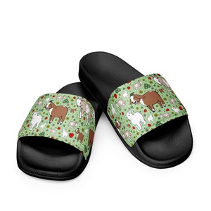 Cute Goat Slides for Women - Etsy