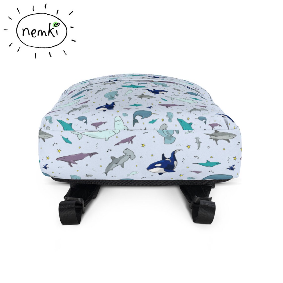 Cute Ocean Backpack Whale Backpack Ocean Bag Whale Bag Ocean | Etsy