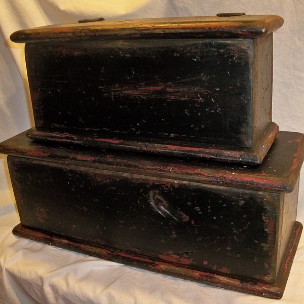 Primitive Wooden Box - Etsy