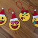 Smiley Face Ornament Childs Ornament Personalized Kids - Etsy