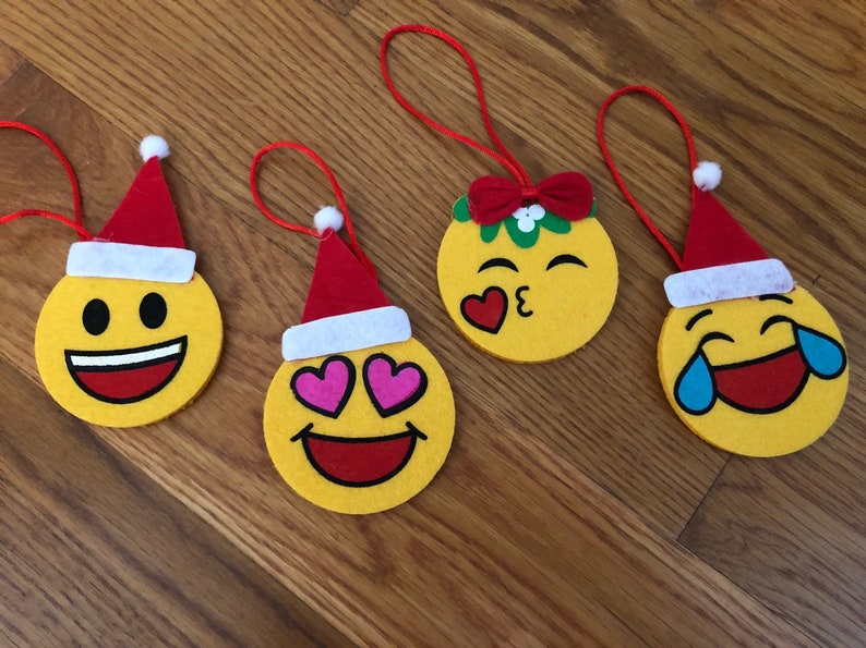 Smiley Face Ornament- Childs Ornament- Personalized Kids Ornament- Kids ...