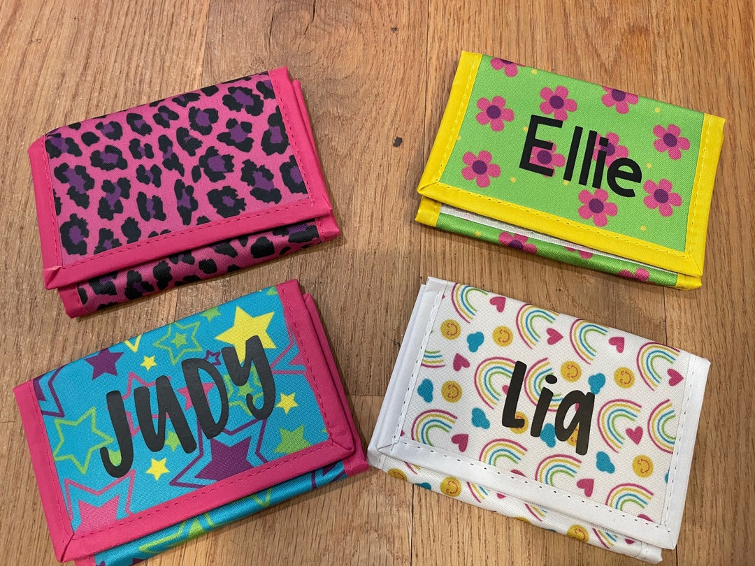 Personalized Kids Wallet-childs Wallet- Childs Billfold- Kids Billfold ...
